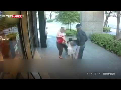 Çin'de annesiyle yürüyen çocuğu kaçırma girişimi