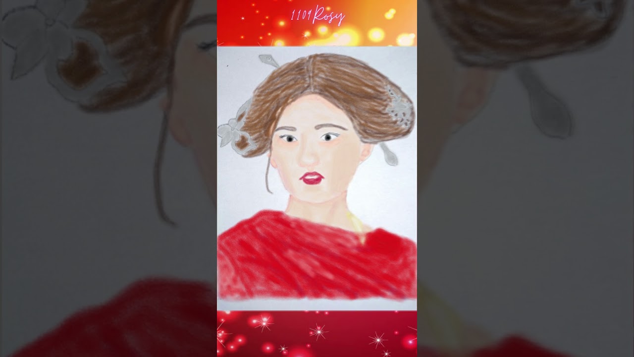 Zhao Lusi Drawing 3 - YouTube