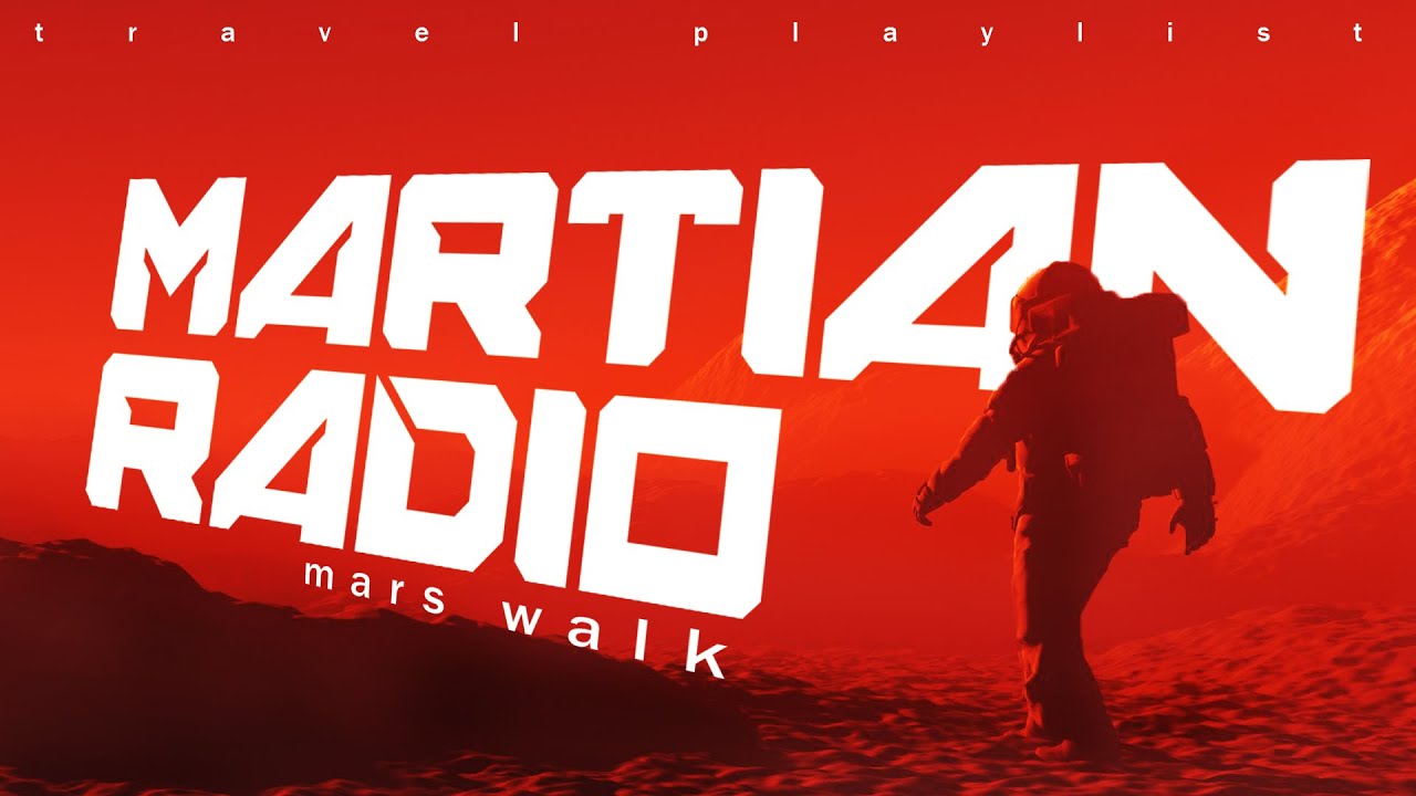 Martian Radio • martian playlist • | Chill, Study, synthwave, space ...