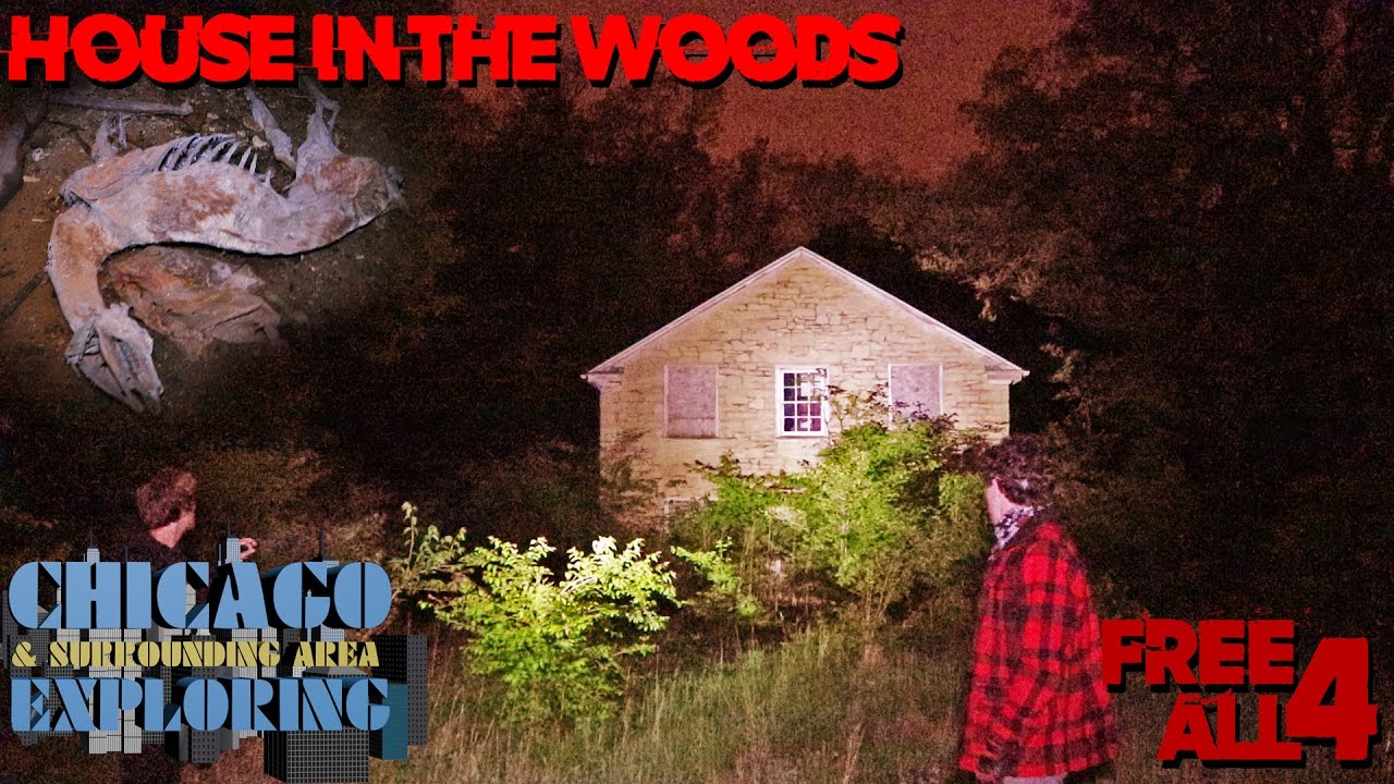 Exploring a Haunted House in the Woods - YouTube