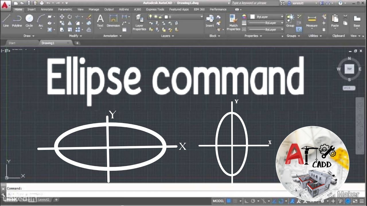 Ellipse Command Elliptical Arcs Autocad YouTube ellipse-command-elliptical-arcs-autocad-youtube