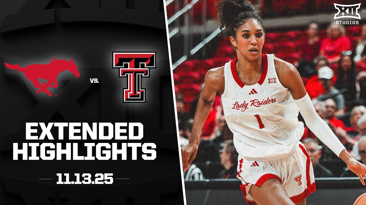 SMU vs. Texas Tech Extended Highlights | 2025-26 Big 12 Women's ...