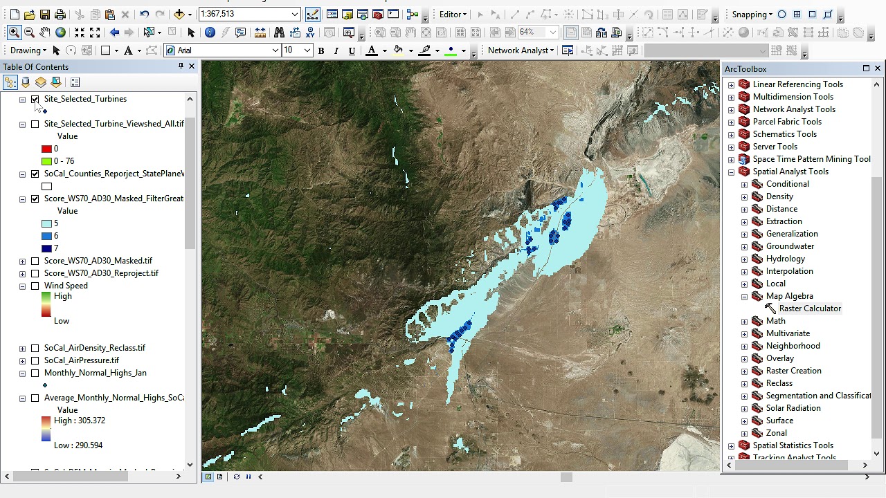 Wind Turbine Site Selection ArcGIS - YouTube