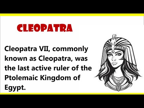 Cleopatra – Learn English through Story ⭐ Level 3 – Graded Reader ...