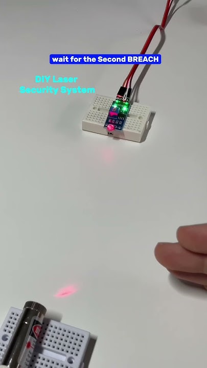 Simple DIY Laser Security System with LDR Resistors and Arduino #arduino #electronics # ...