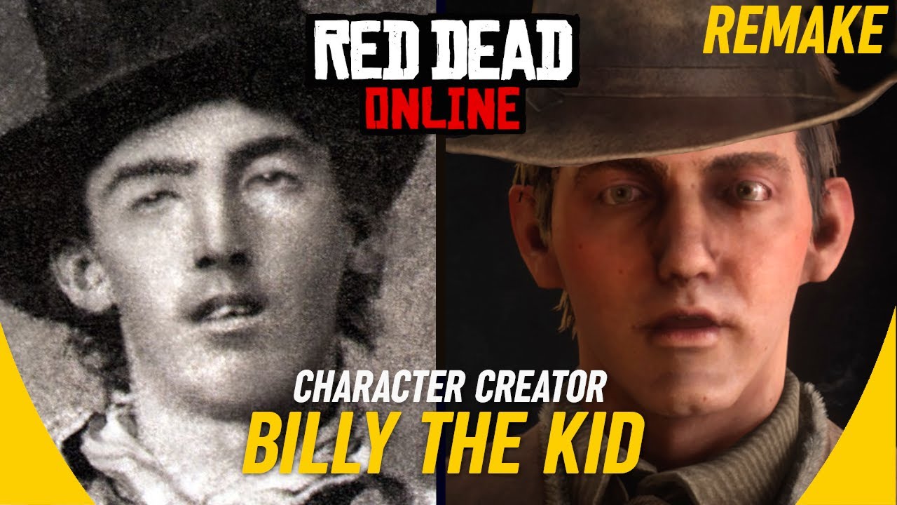 BILLY THE KID: Character Creator (Legendary Outlaw) Remake RDR2 - YouTube