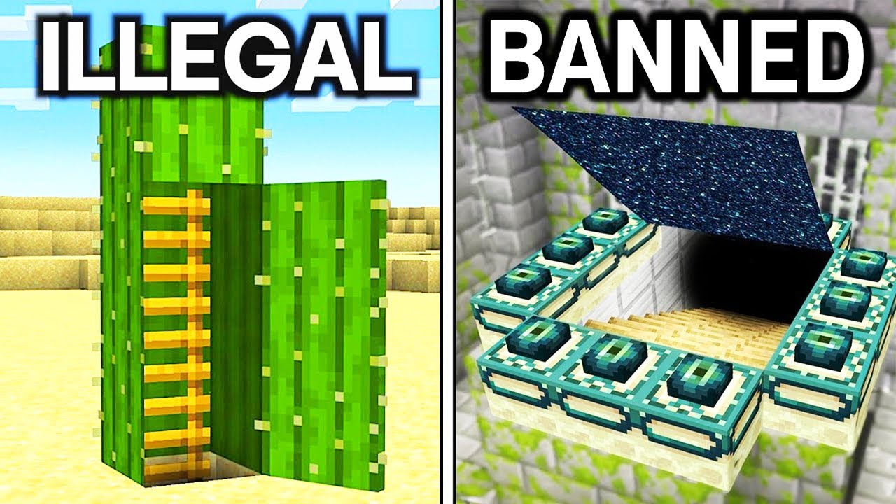 16 Illegal Houses In Minecraft 1.21 - YouTube