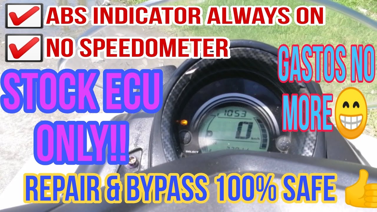 NMAX V1/V2 ABS LIGHT INDICATOR ALWAYS ON, NO SPEEDOMETER STOCK ECU ONLY ...