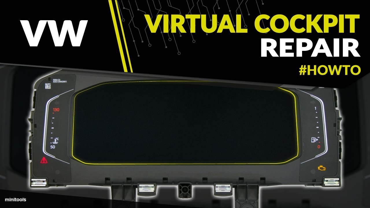 Volkswagen blank virtual cockpit repair – failing TFT screen ...