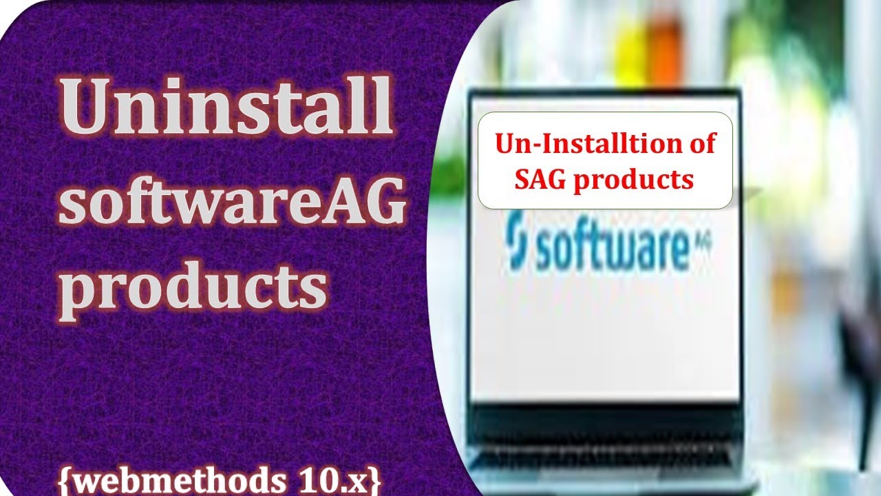 Software Ag Webmethods Product uninstalltion|Uninstalltion of ...