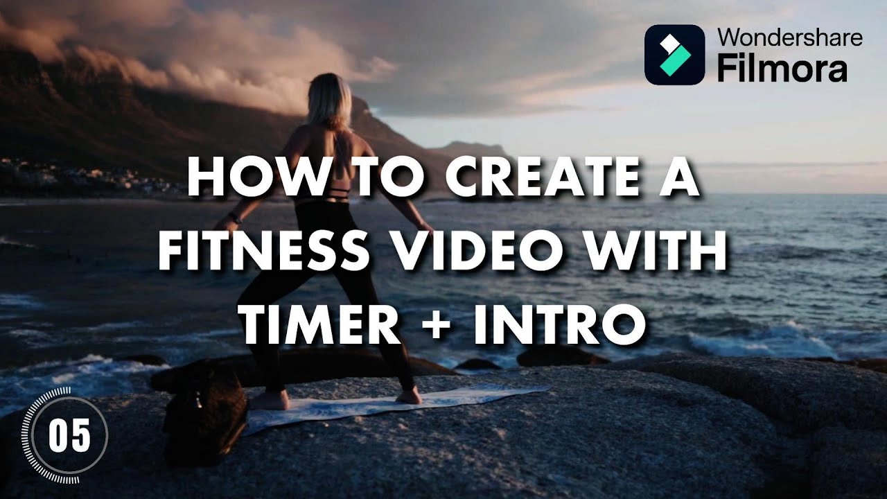 HOW TO EDIT A FITNESS VIDEO WITH TIMER + INTRO | Filmora 13 - YouTube