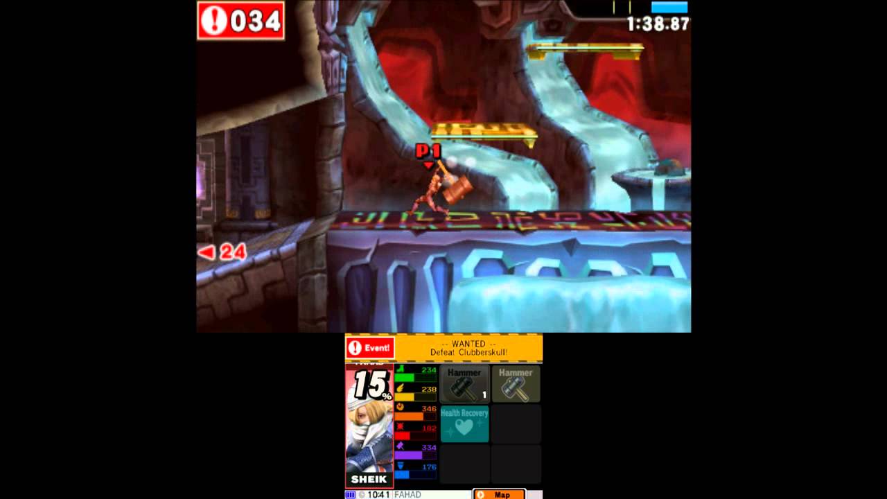 super smash bros. 3ds - smash run- sheik (#86) - YouTube