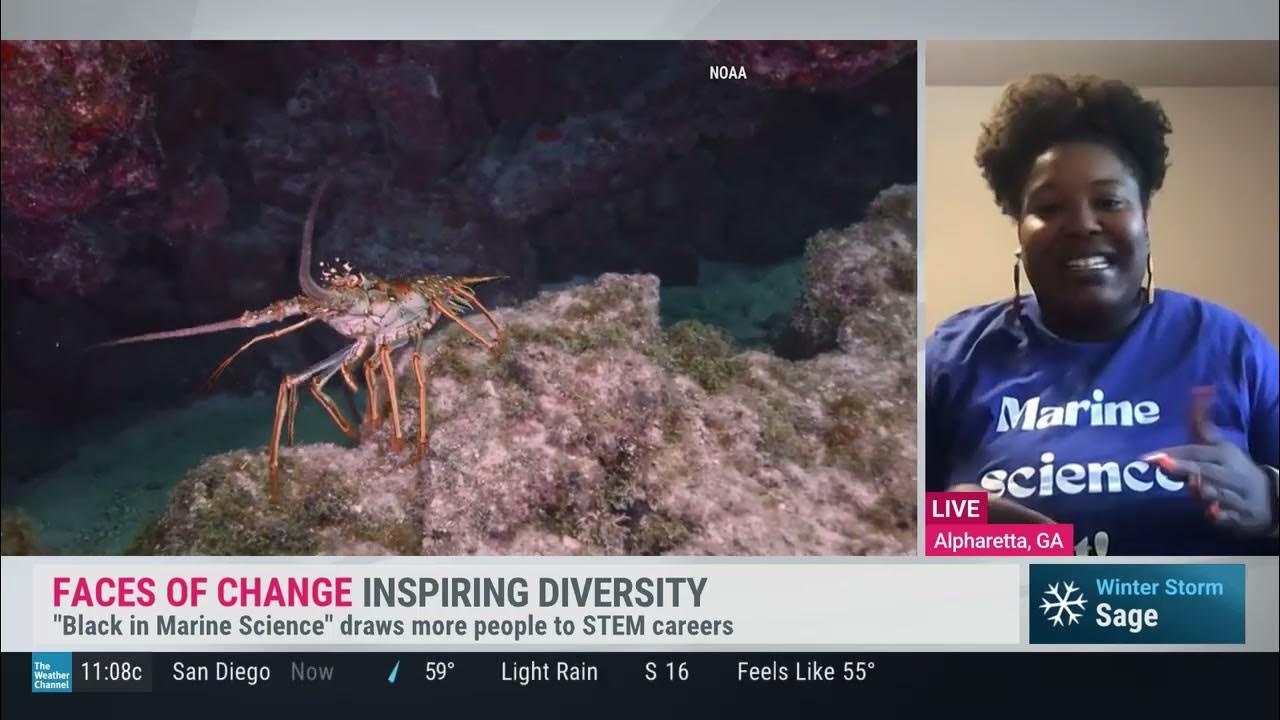 Dr. Tiara Moore takes over the Weather Channel - YouTube