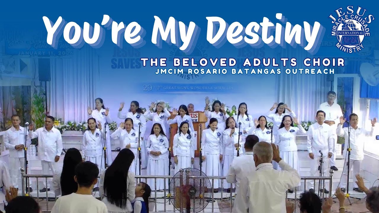 YOU'RE MY DESTINY | JMCIM ROSARIO BATANGAS | JANUARY 11, 2026 - YouTube
