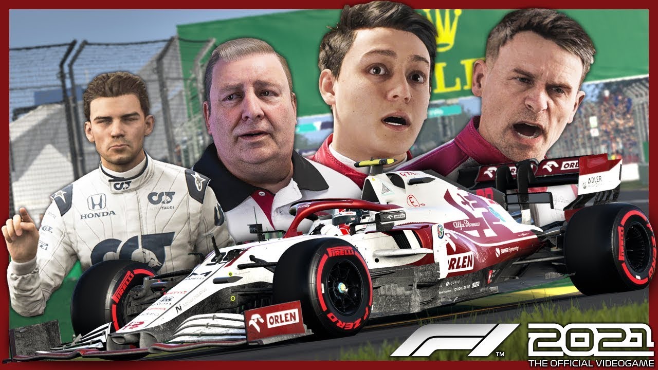 F1 2021 -Aiden Jackson vs Casper Akkerman - La Storia (Alfa Romeo ...