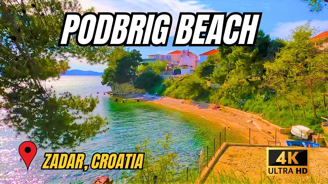 PODBRIG BEACH - ZADAR, CROATIA - YouTube