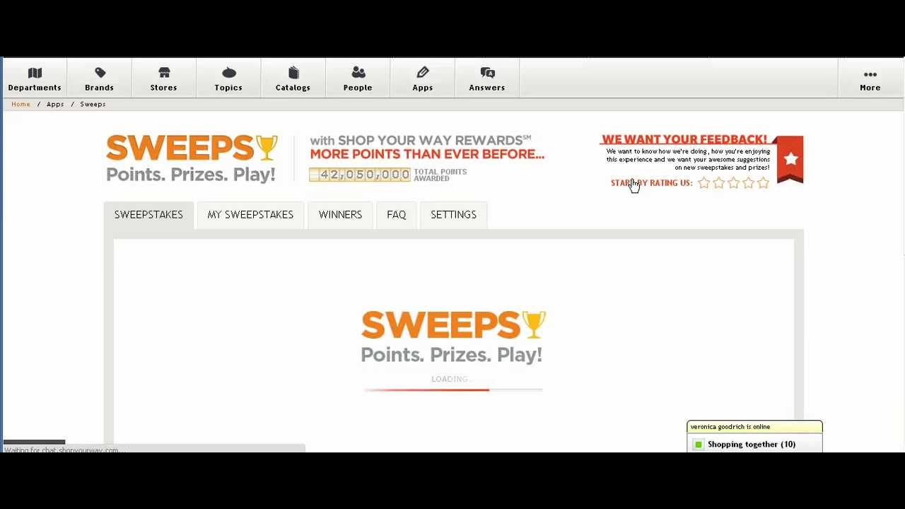 What is Sweeps on Shop Your Way? - YouTube