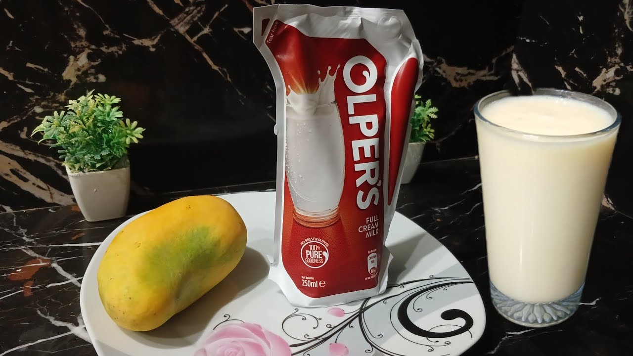 Olper's mango shake recipe | How to make mango sake? Recipe by @Uzma ...