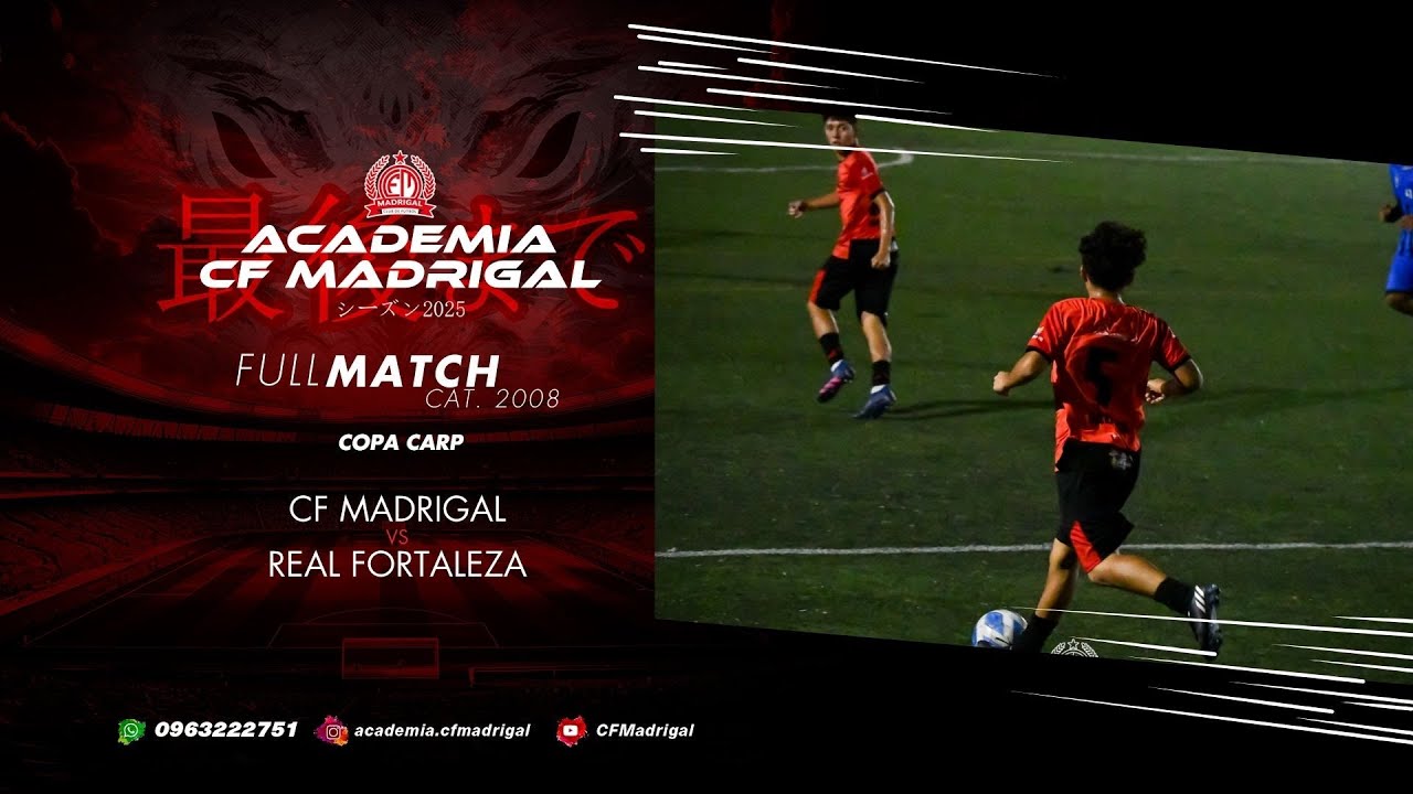 Academia CF Madrigal vs Real Fortaleza | #CopaCARP | Ctg. 2008 - YouTube