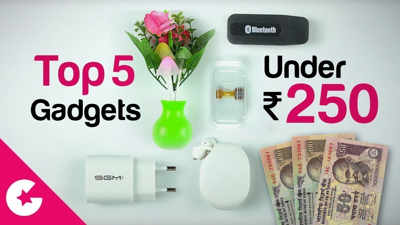 TOP 5 Best Gadgets Under Rs 250 | Cool Tech Accessories - YouTube