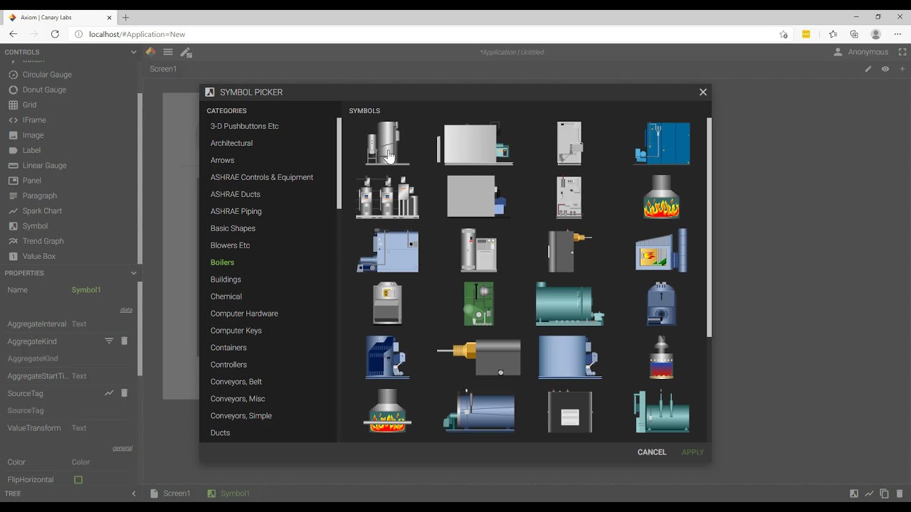 Axiom v21: Application How To Part L - Symbol Graphic Control - YouTube
