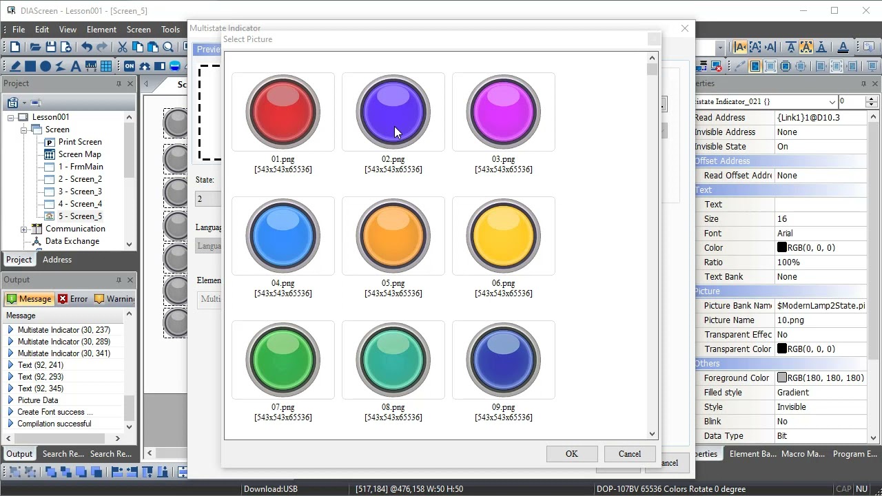 006 Delta DiaScreen HMI - Indicators - YouTube