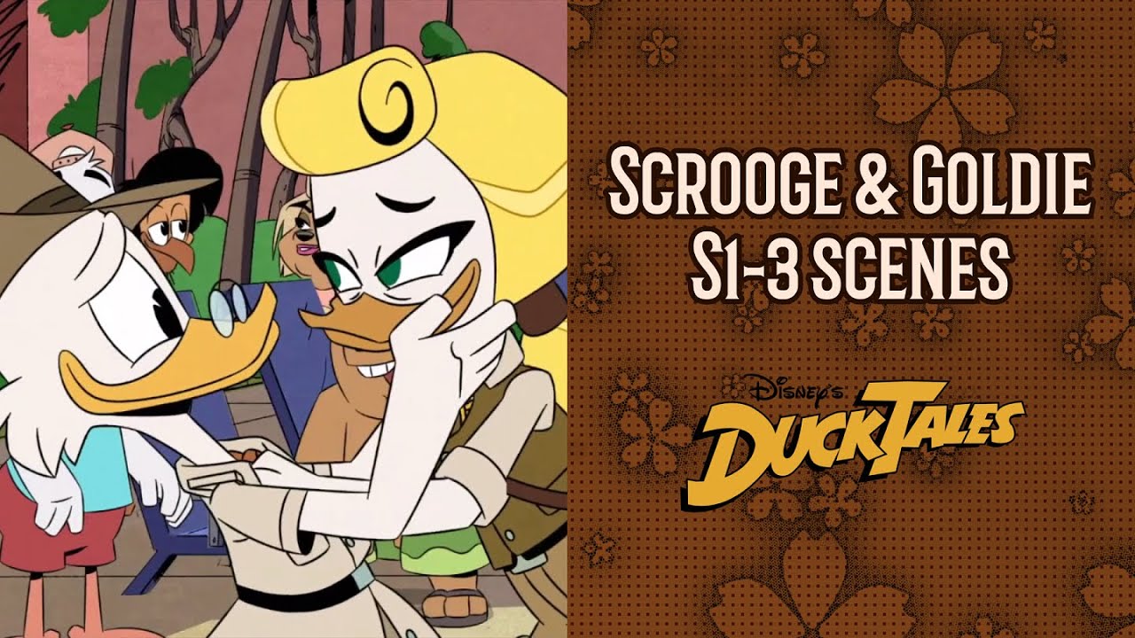DuckTales - Goldie & Scrooge scenes (s1-3) - YouTube