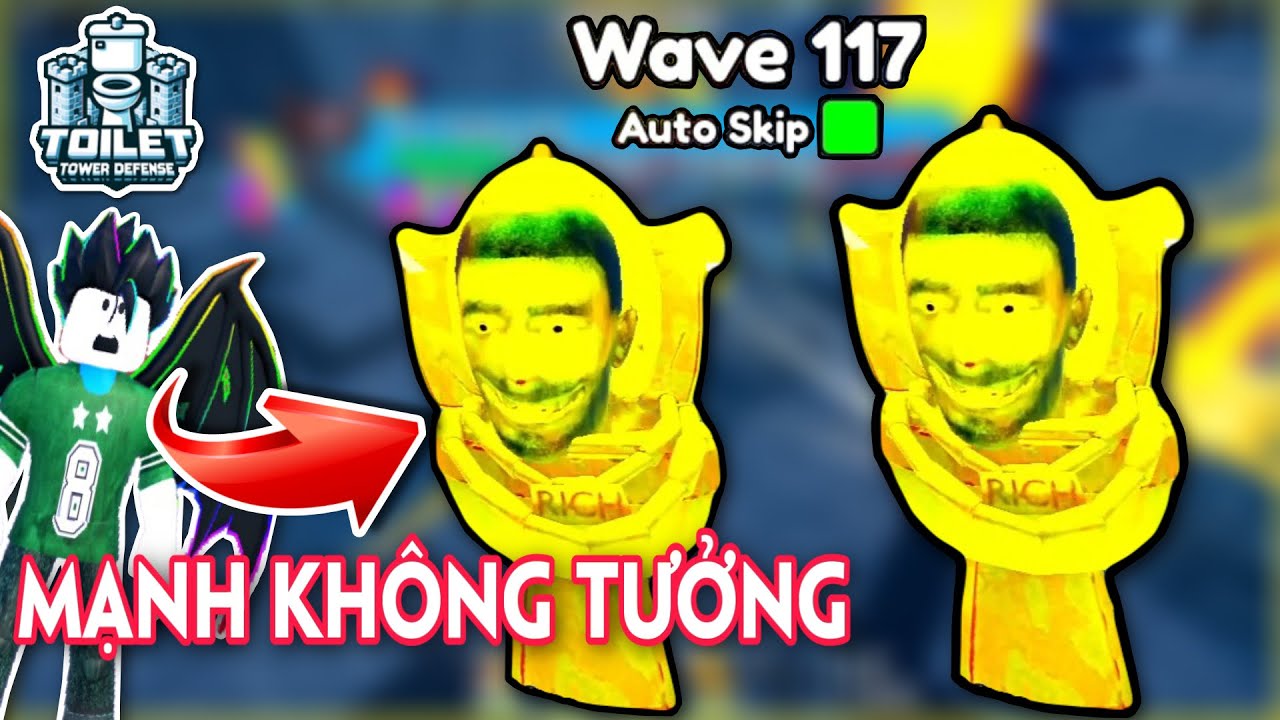 BẤT NGỜ TRƯỚC SỨC MẠNH CỦA THE GOLDEN SKIBIDI KHI ĐI ENDLESS AUTO SKIP ...