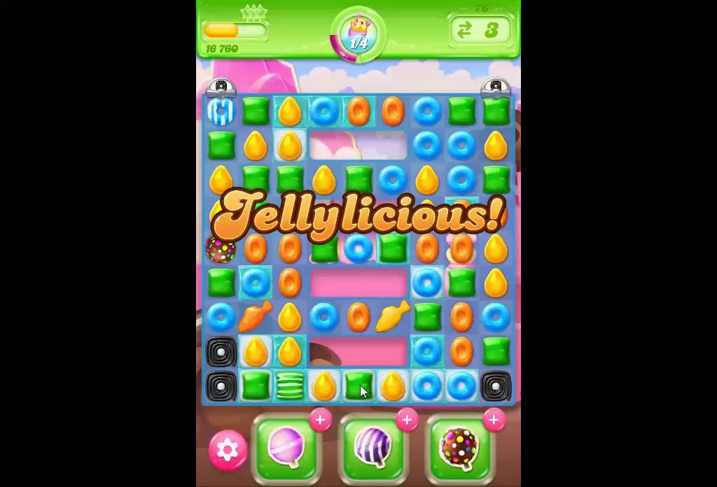 Candy Crush Jelly Saga Level 76 - YouTube