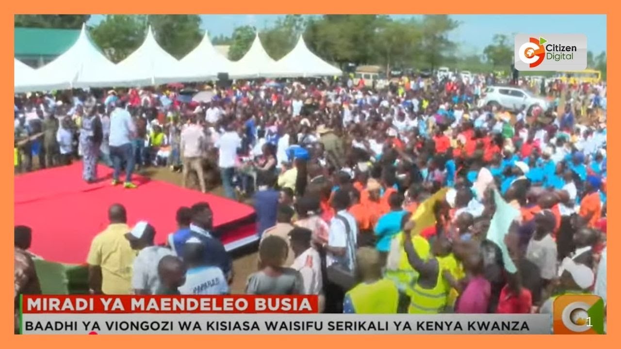 Baadhi ya viongozi wa kisiasa waisifu serikali ya Kenya Kwanza - YouTube