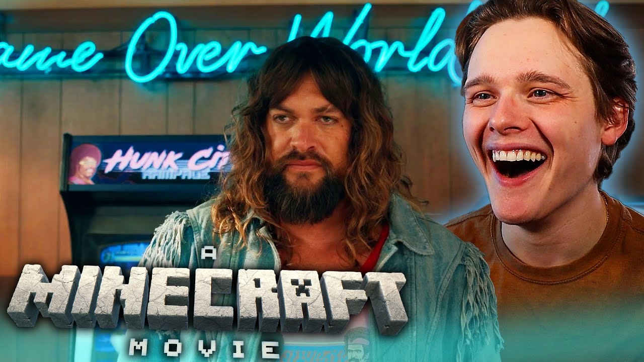 A MINECRAFT MOVIE | Garrett Intro Movie Scene REACTION! - YouTube