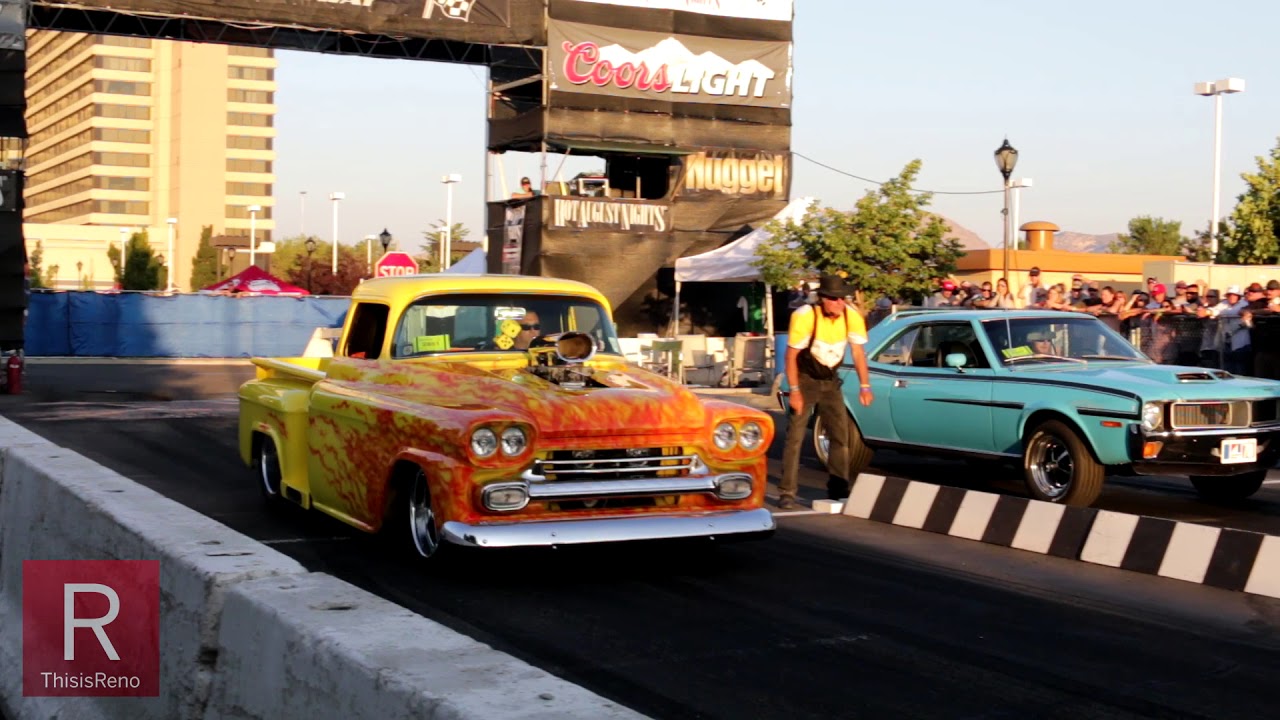 A Night at the Races: Hot August Nights Drag Racing 2017 - YouTube