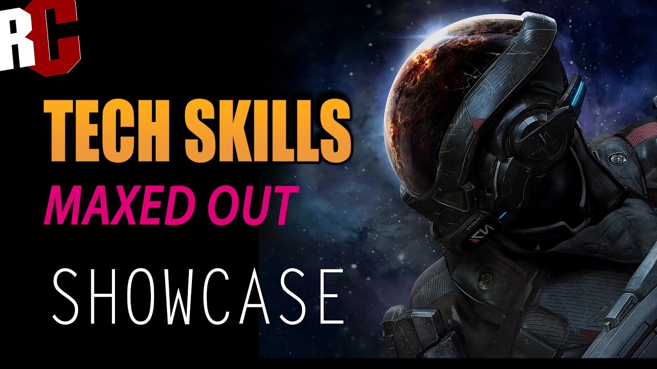 Mass Effect Andromeda - All Tech Power Skills Showcase (Maxed Out ...