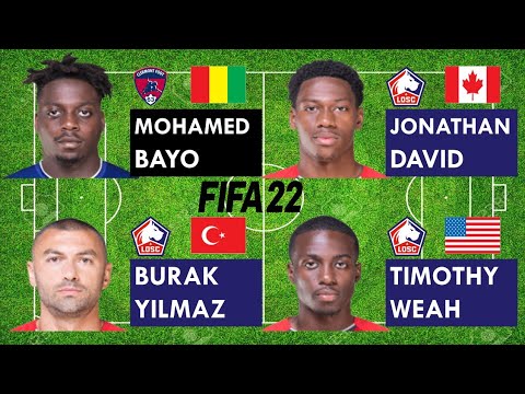 Mohamed Bayo vs Losc Lille Strikers (Jonathan David,Burak Yilmaz ...