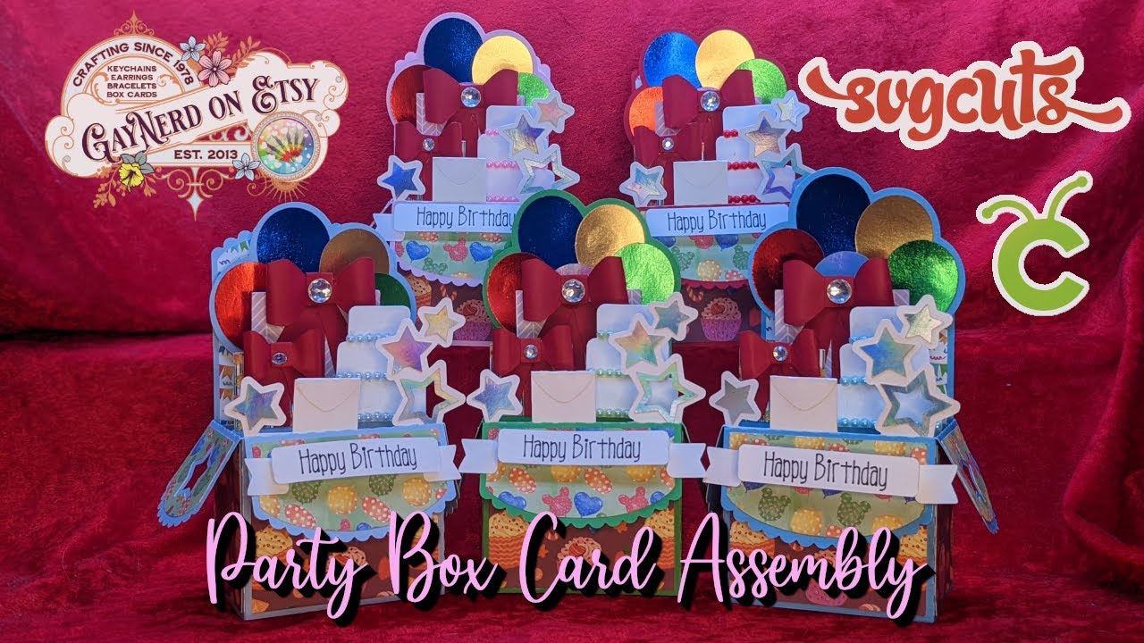 Party Box Card Assembly - YouTube
