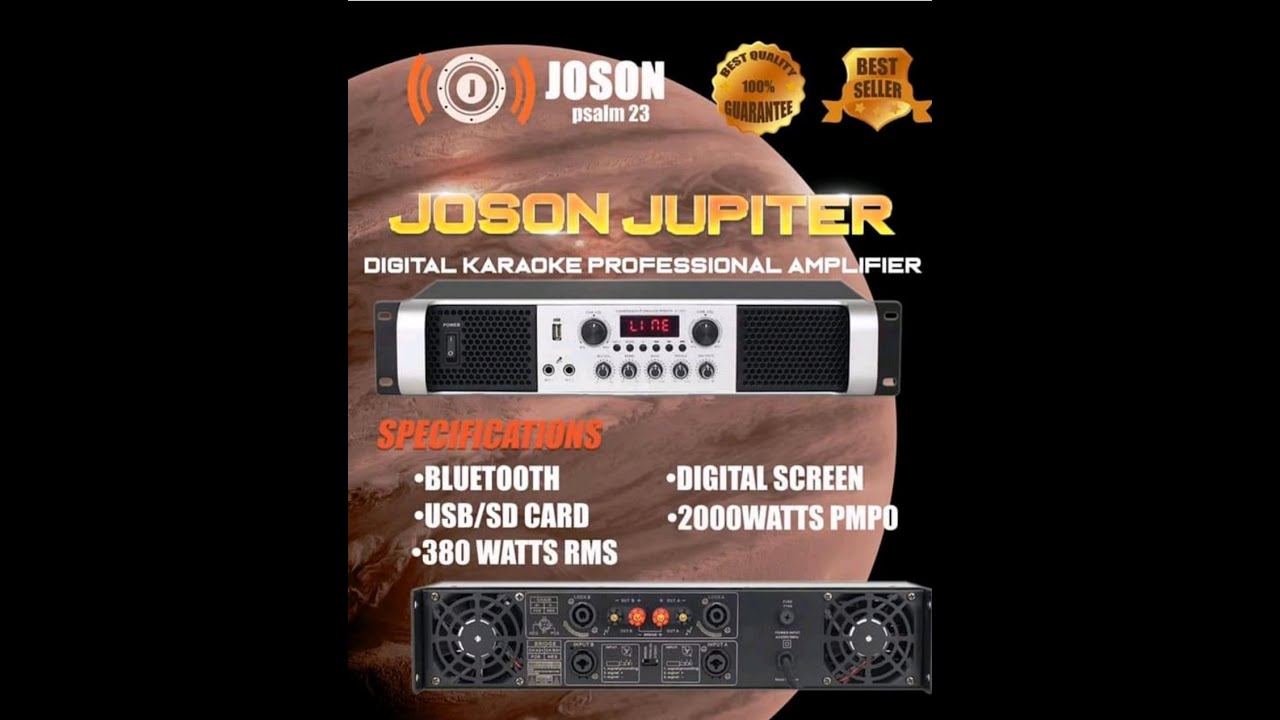 Sound check of (JOSON) Jupiter Amplifier - YouTube
