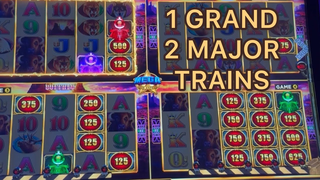 UNBELIEVABLE GRAND & MAJOR TRAINS IN ONE BONUS! MEGA LINE CASH EXPRESS ...