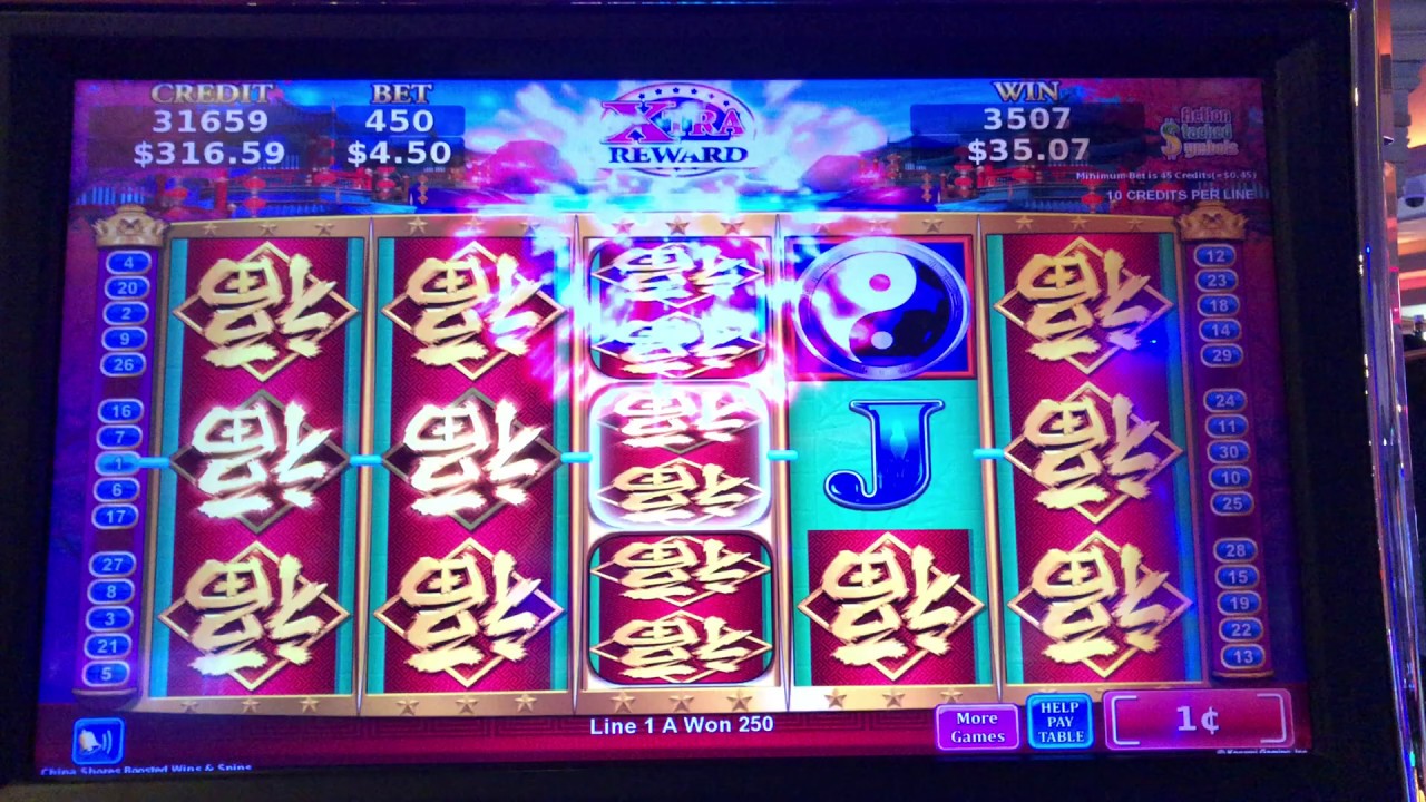 JACKPOT HANDPAY👏 $4.50 MAX BET👏EXTRA REWARD👏 CHINA SHORE SLOT MACHINE ...