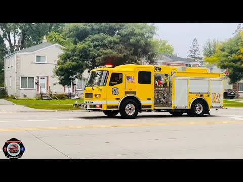 Oakpark MI Public Safety Responding (Residential Structure Fire) - YouTube