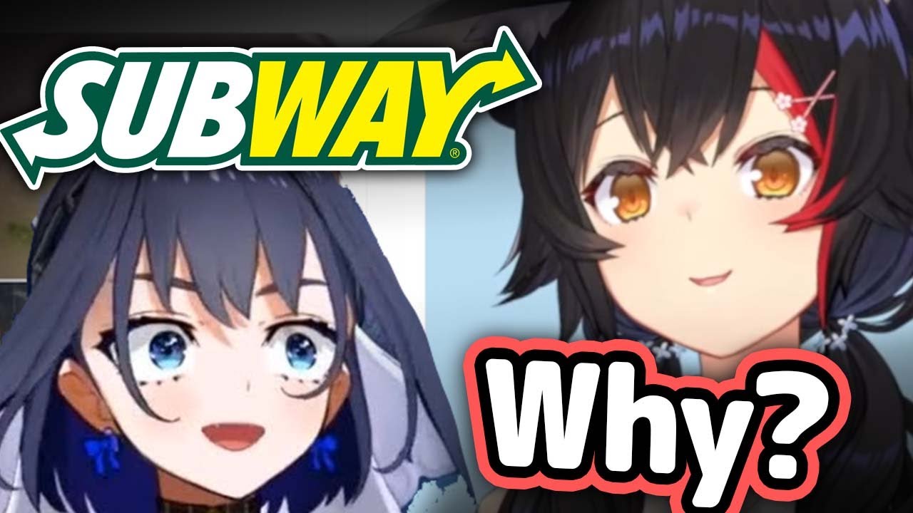 Mio's Reaction to Kronii Blending a Subway Sandwich【Hololive】 - YouTube