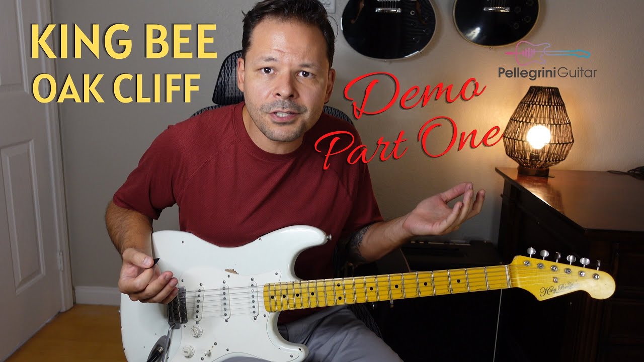 King Bee Oak Cliff Relic'd Strat Demo - Part One | Pellegrini Guitars ...