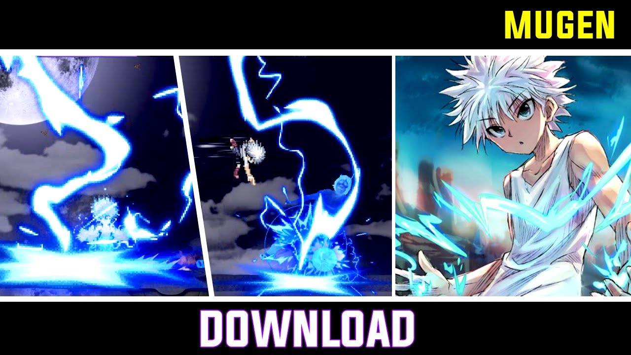 Killua JUS By LUCASZIN | MUGEN JUS CHAR (link direto) - YouTube