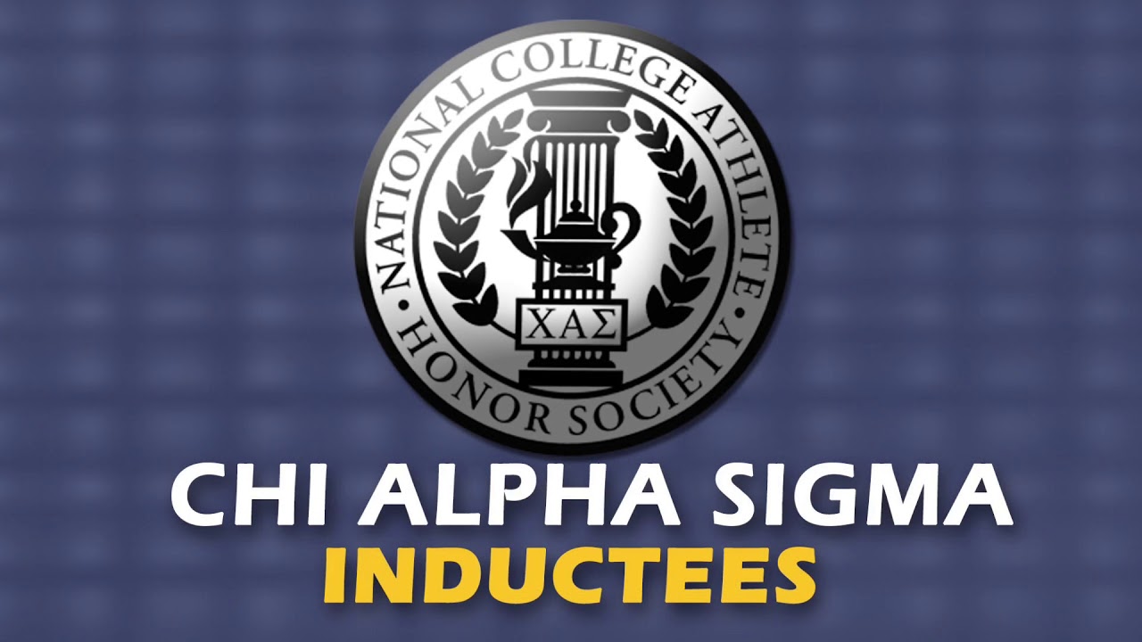 2020 Chi Alpha Sigma Inductees - YouTube