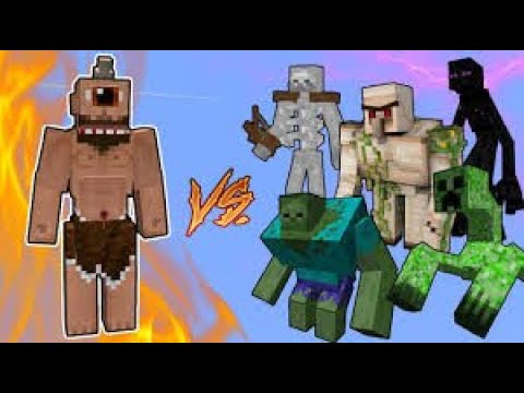 Ultimate cyclops vs Mutants, Dragons and Mowzie's (Minecraft mob battle ...