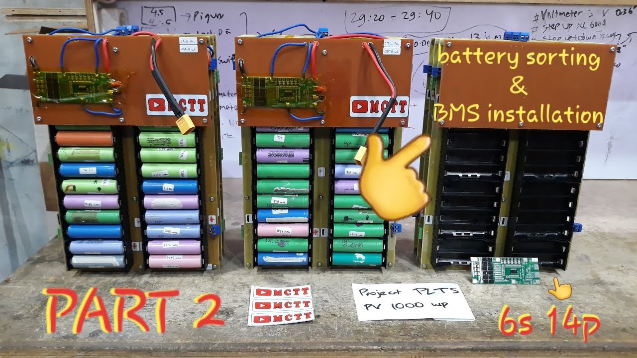 DIY POWER PACK FOR SOLAR PANEL USE 18650 LITHIUM || Buat Baterai Pack ...