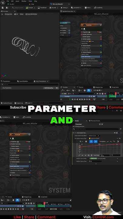 Animating Dynamic Parameters in UE5 Niagara #shorts - YouTube