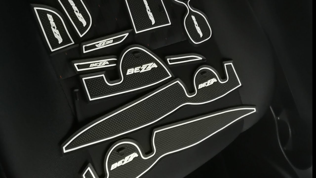 Perodua Bezza 2022 Interior Rubber Slot Mat Storage Carpet - YouTube