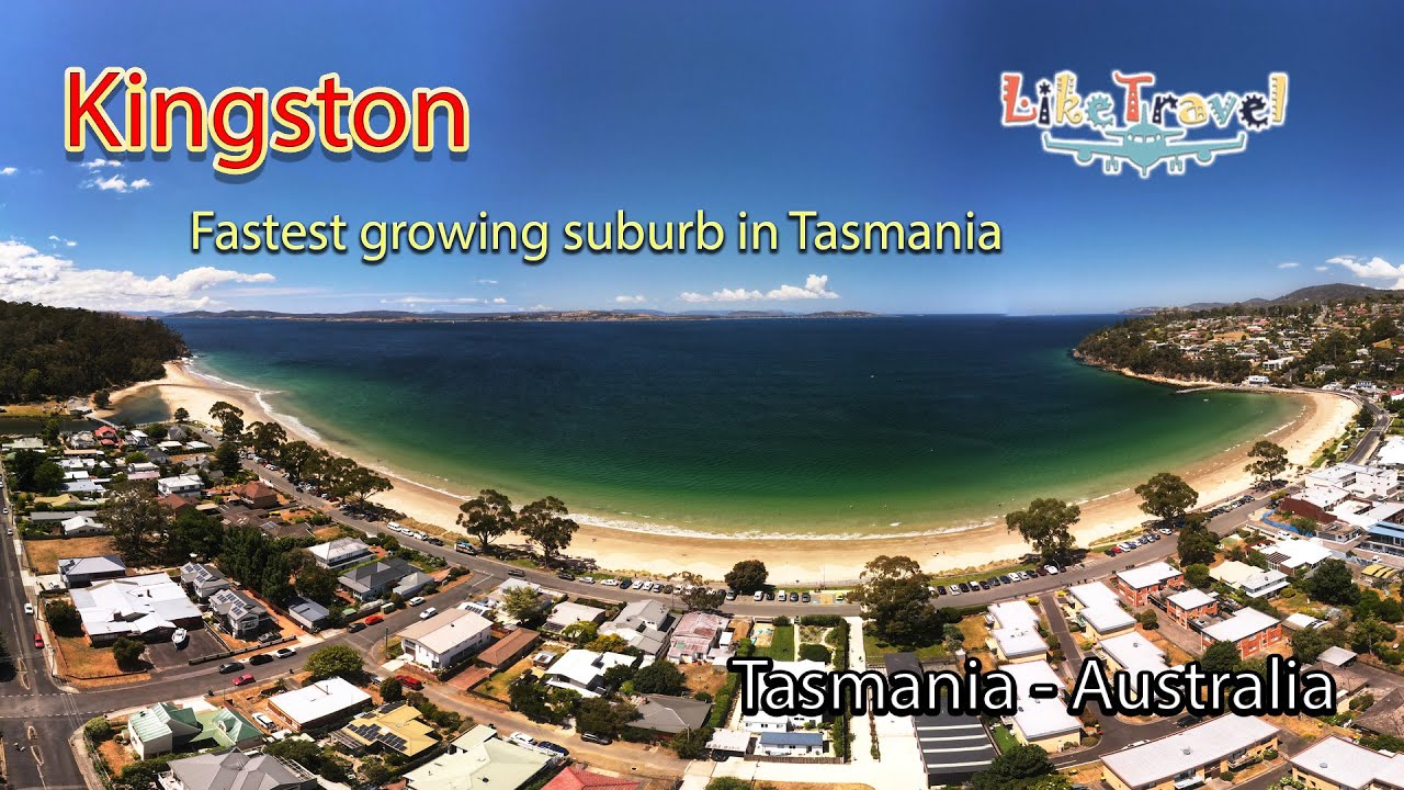 Kingston beautiful beach in Tasmania drone 4k - YouTube