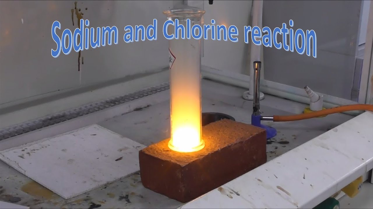 Sodium reaction with Chloride - YouTube