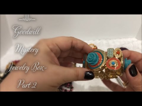 Goodwill Mystery Jewelry Box Part 2 - YouTube